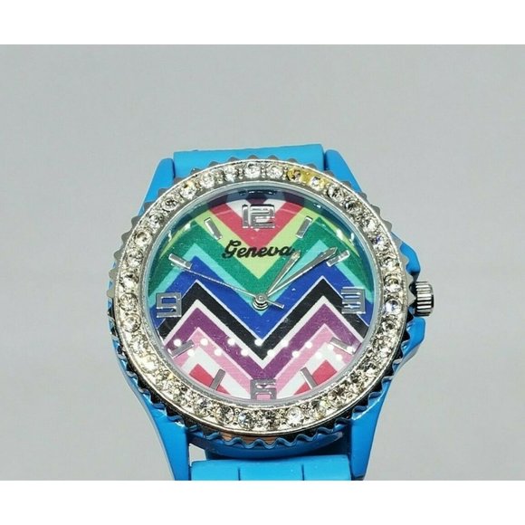 Geneva | Accessories | Vintage Geneva Japan Movement Stainless Steel ...